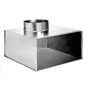 Aldes 11053583 | Plénum RT F0 avec piquage sur le dessus D160 pour ...