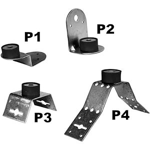 S&P France 865301 | Pattes de suspension acier galvanisé en V pour ...