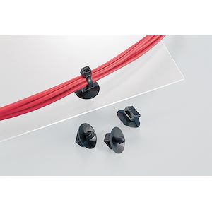 HellermannTyton 15101907 | Pion à pied ancre pour trou de D= 6.3 mm en ...