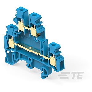 Entrelec 1SNA125271R2400 | M4/6.D2.N-Borne vissé-Double Étage-Bleu ...