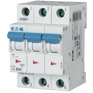 Eaton industries PLS6-D20/3-MW | Disjoncteur modulaire PLS6, 3P, 20A ...