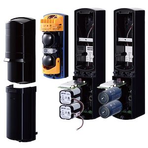 Optex security A10050001 | BIR 2 faisceaux 60m monocanal radio | Alarme ...